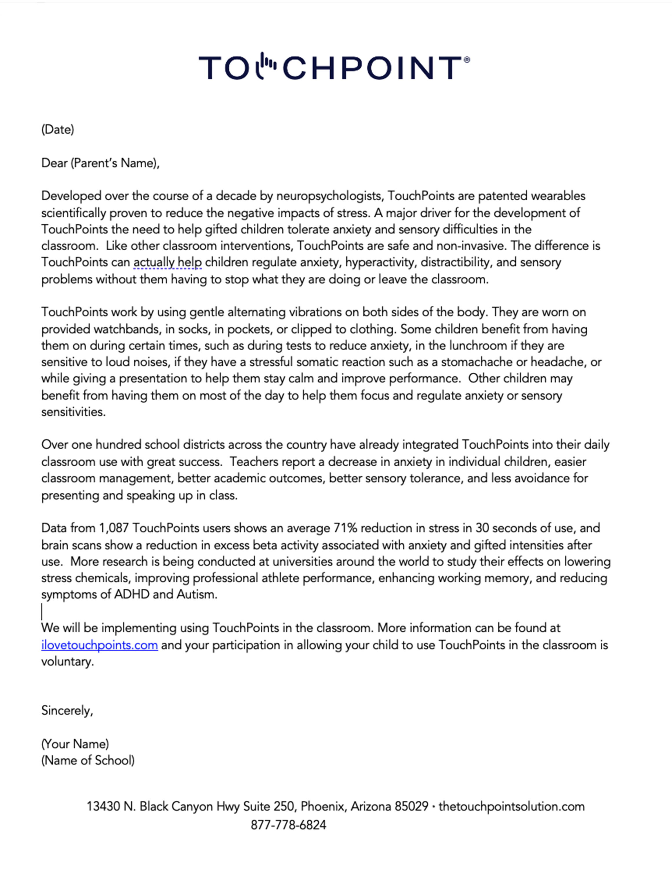 School Districts – TheTouchPoint Solution™